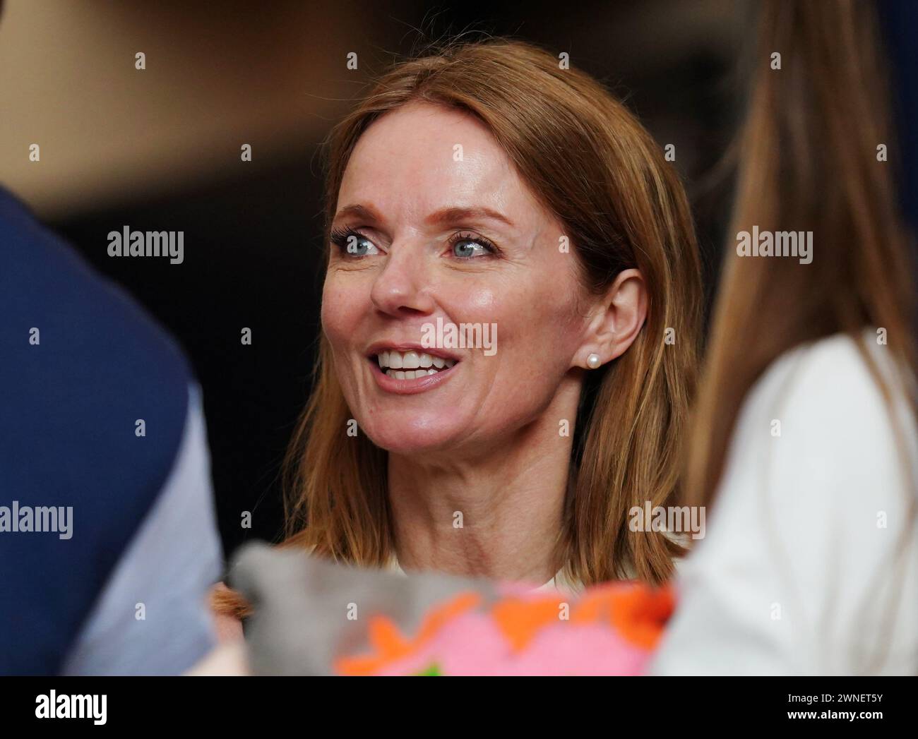 Geri Horner before the Bahrain Grand Prix at the Bahrain International ...