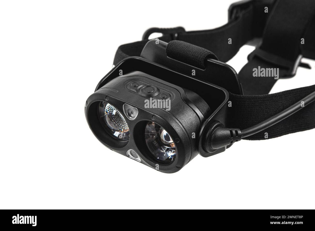 Modern LED headlamp. A flashlight for when you need your hands free ...