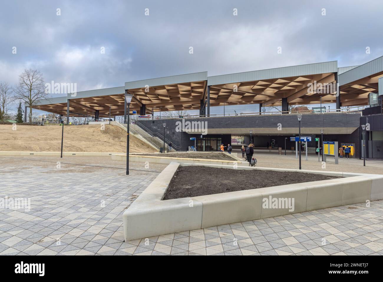 Ede, The Netherlands - March 1, 2024: New Ede-Wageningen Central ...