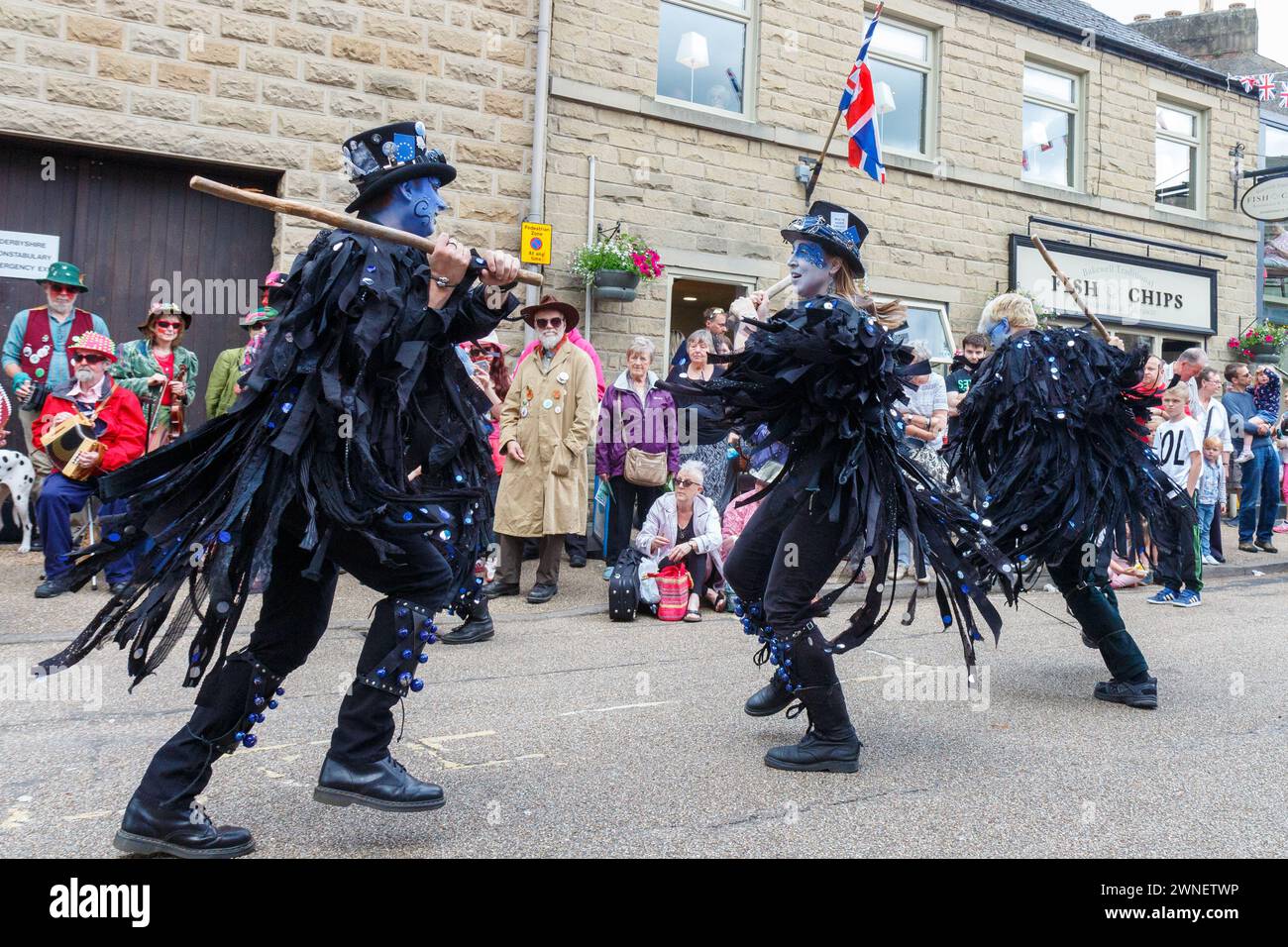 Boggart's Breakfast Morris Dancers at the Bakewell International Day of ...
