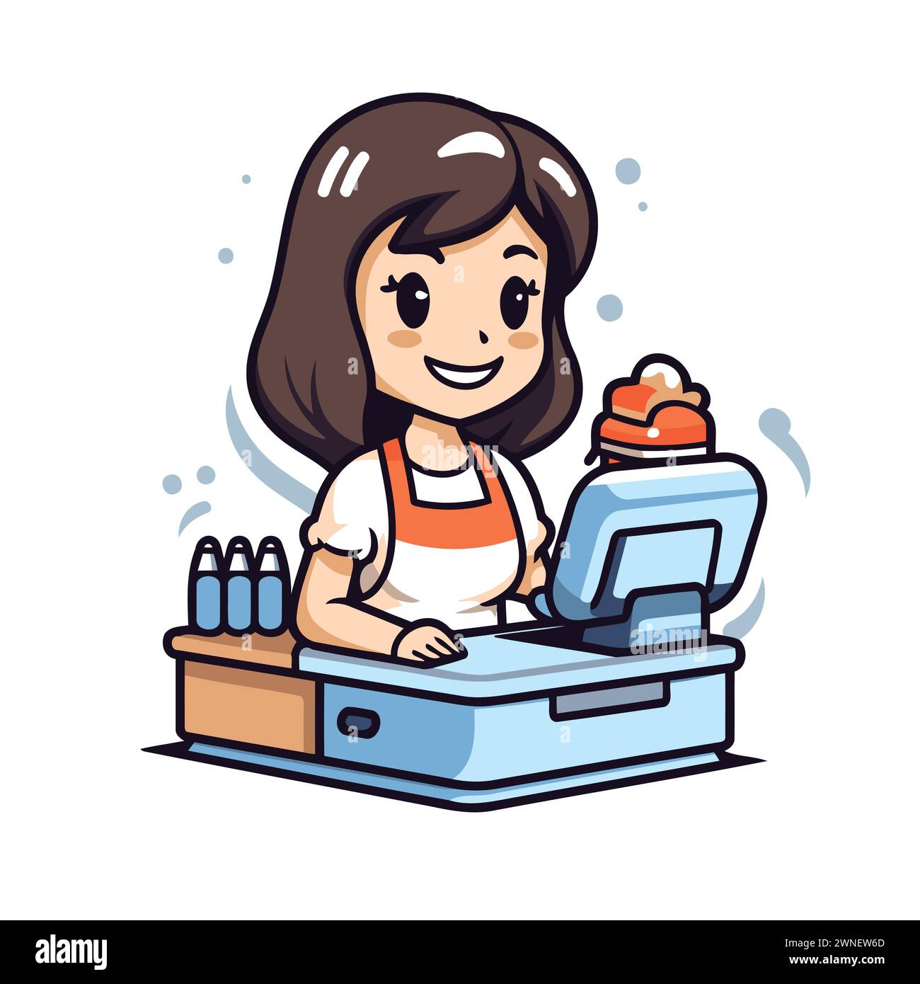 Cash register clipart hi-res stock photography and images - Alamy