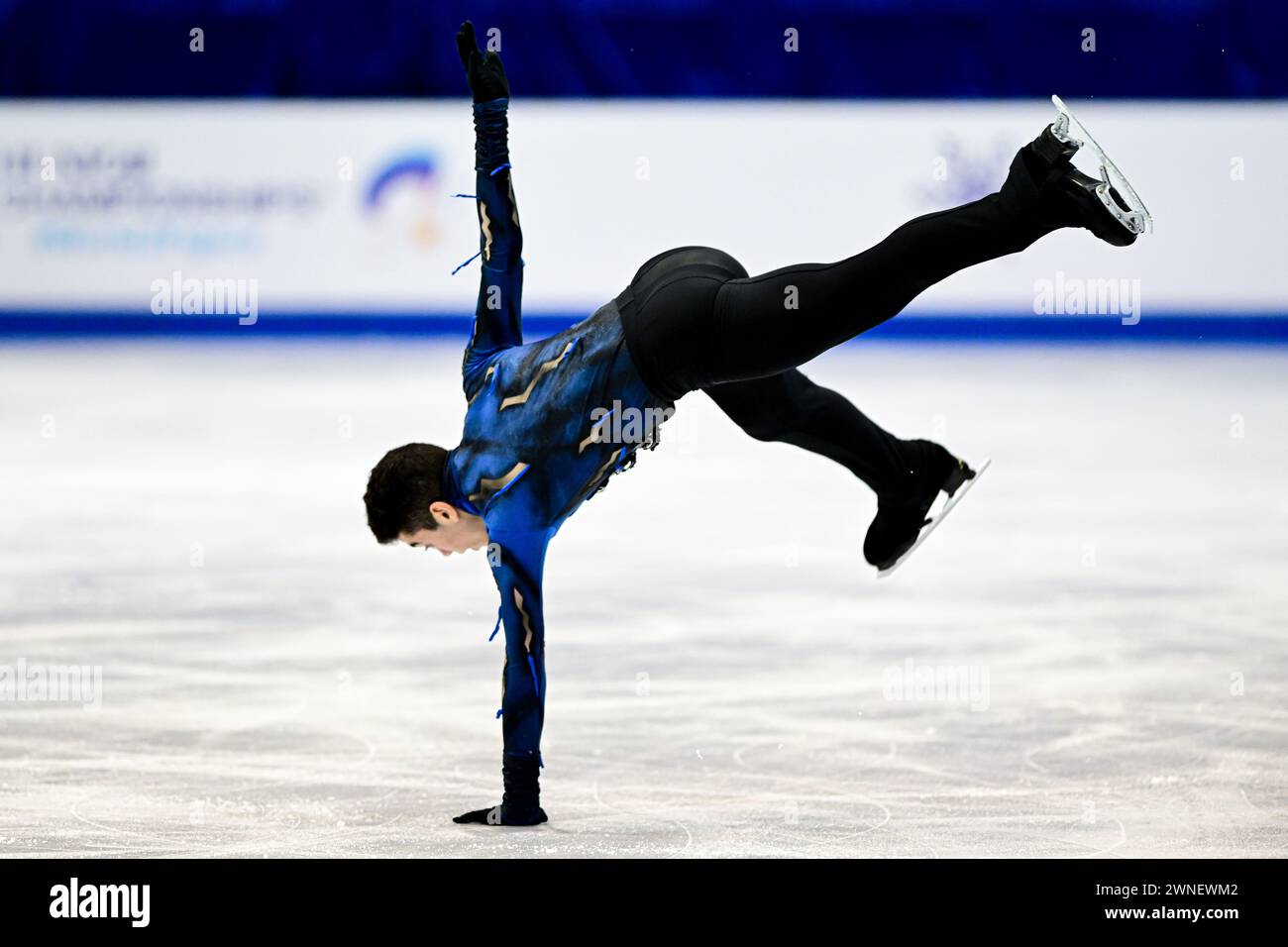 Jacob SANCHEZ (USA), during Junior Men Free Skating, at the ISU World ...