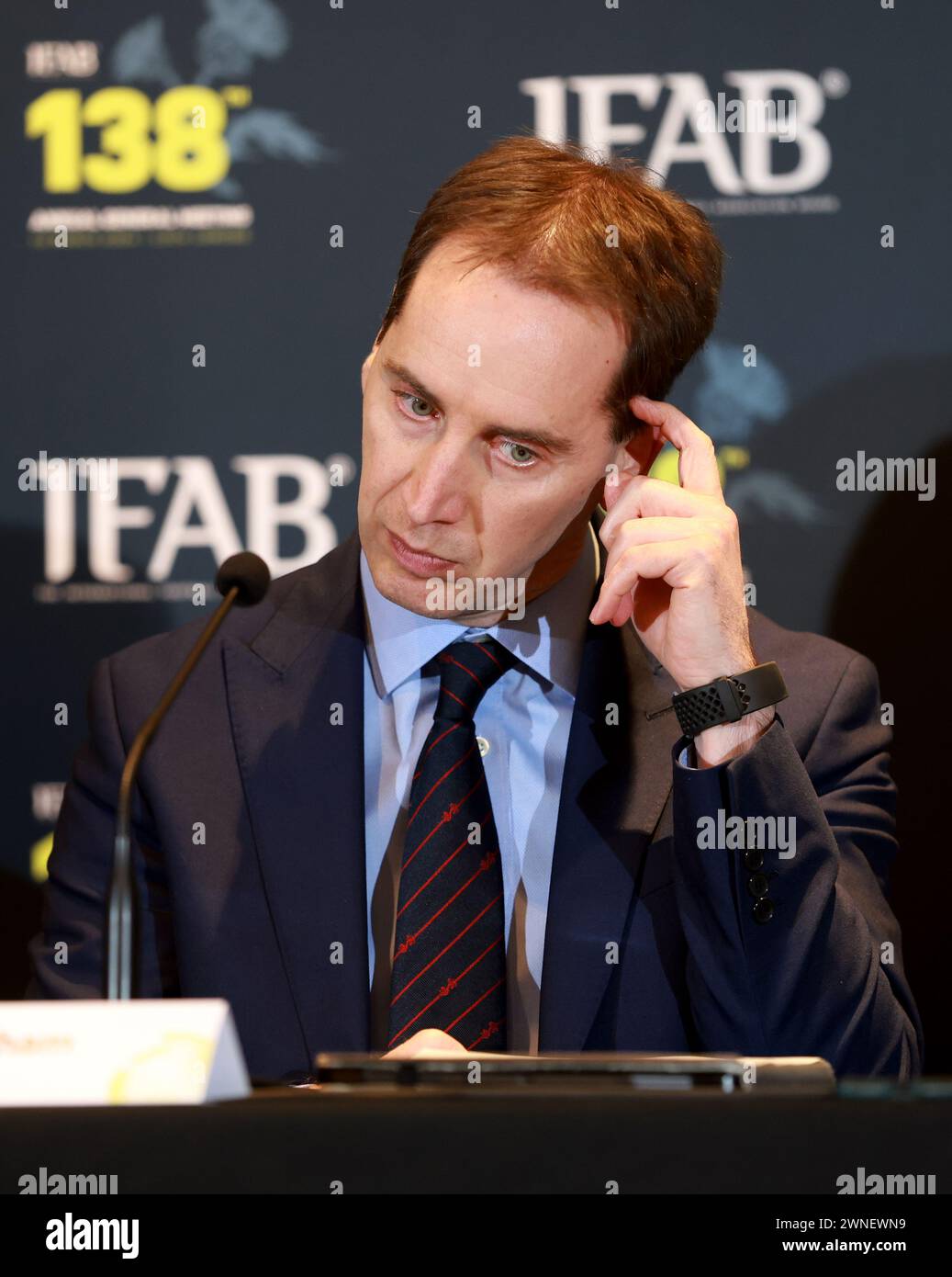 The fa chief executive officer mark bullingham during a press ...