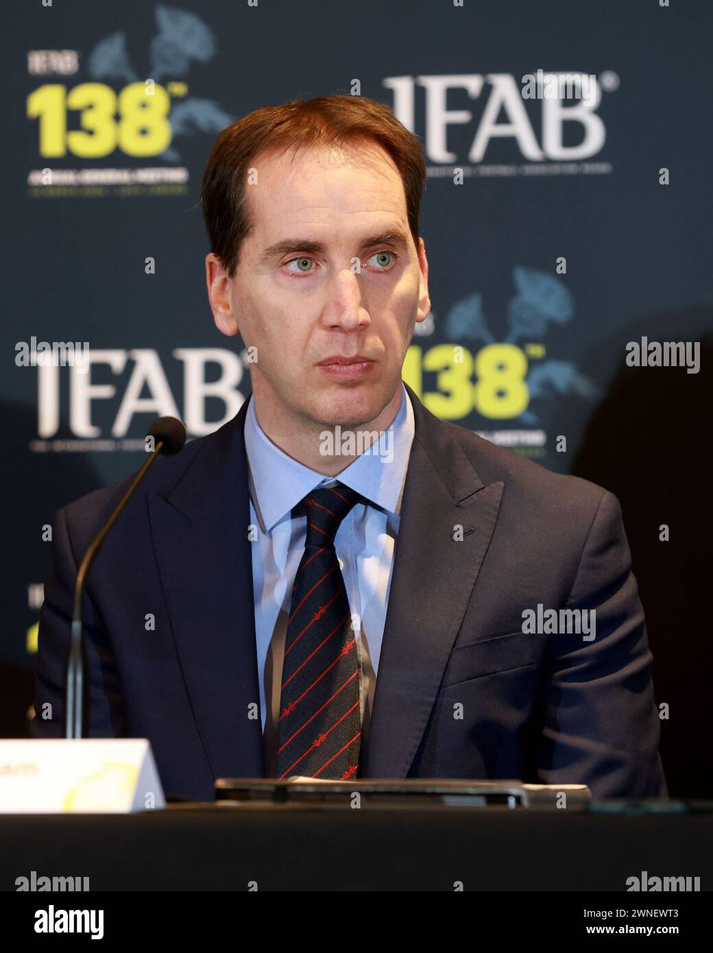 The FA Chief Executive Officer Mark Bullingham during a press ...