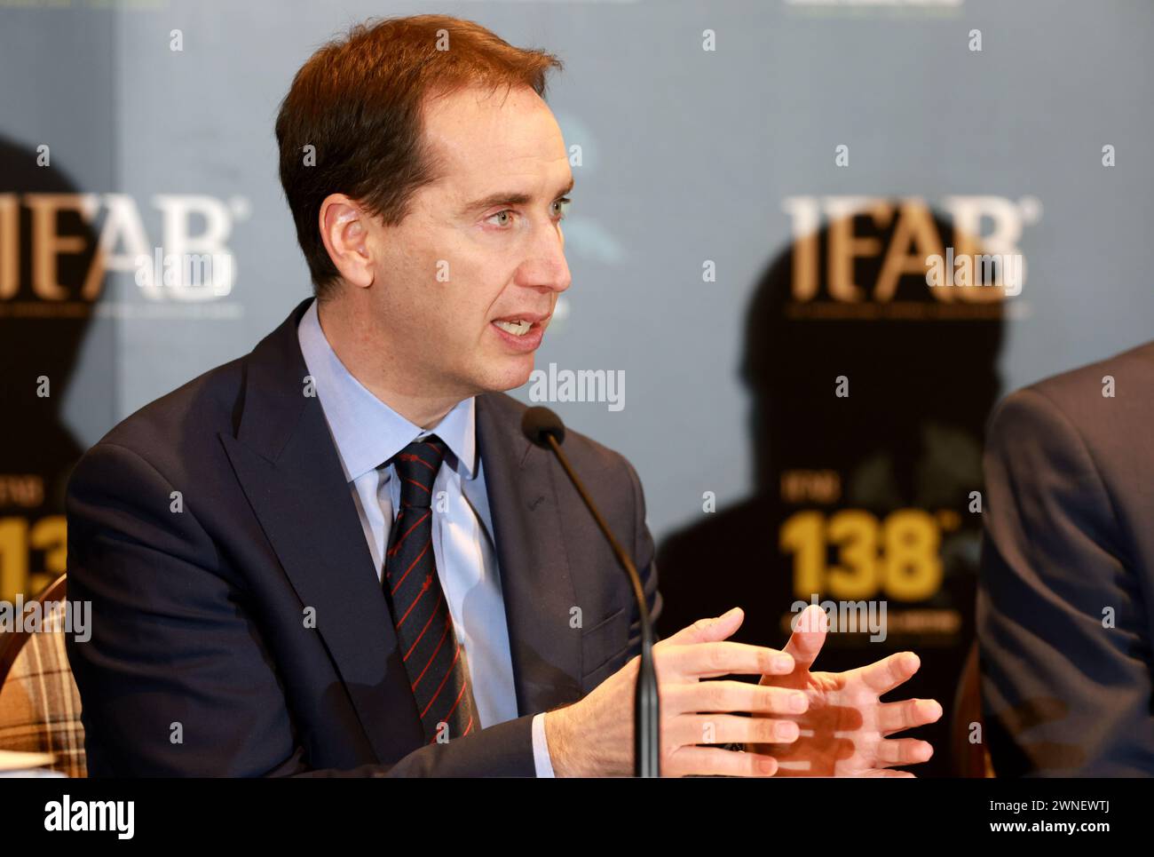 The FA Chief Executive Officer Mark Bullingham during a press ...