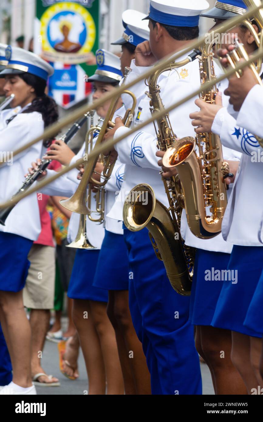 Indigenous people playing musical instruments hi-res stock photography ...