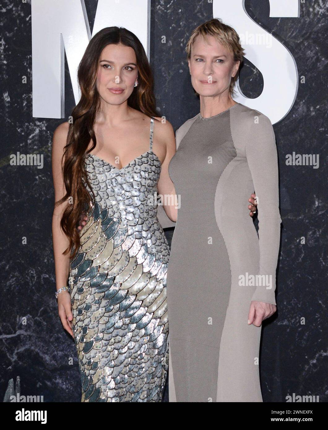 Photo by: zz/Patricia Schlein/STAR MAX/IPx 2024 3/1/24 Millie Bobby ...