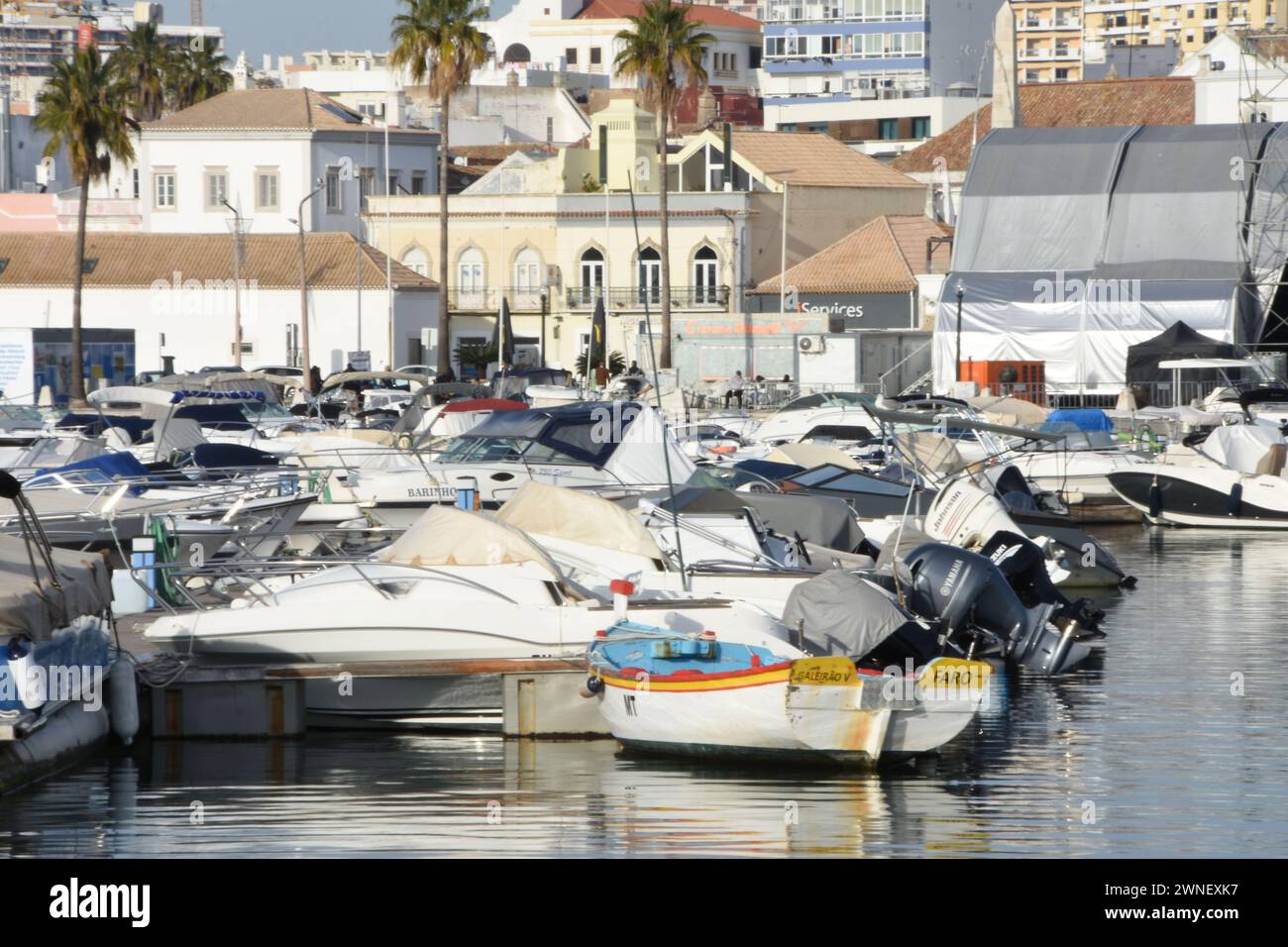 Le port nautique de Faro, Portugal Stock Photo - Alamy