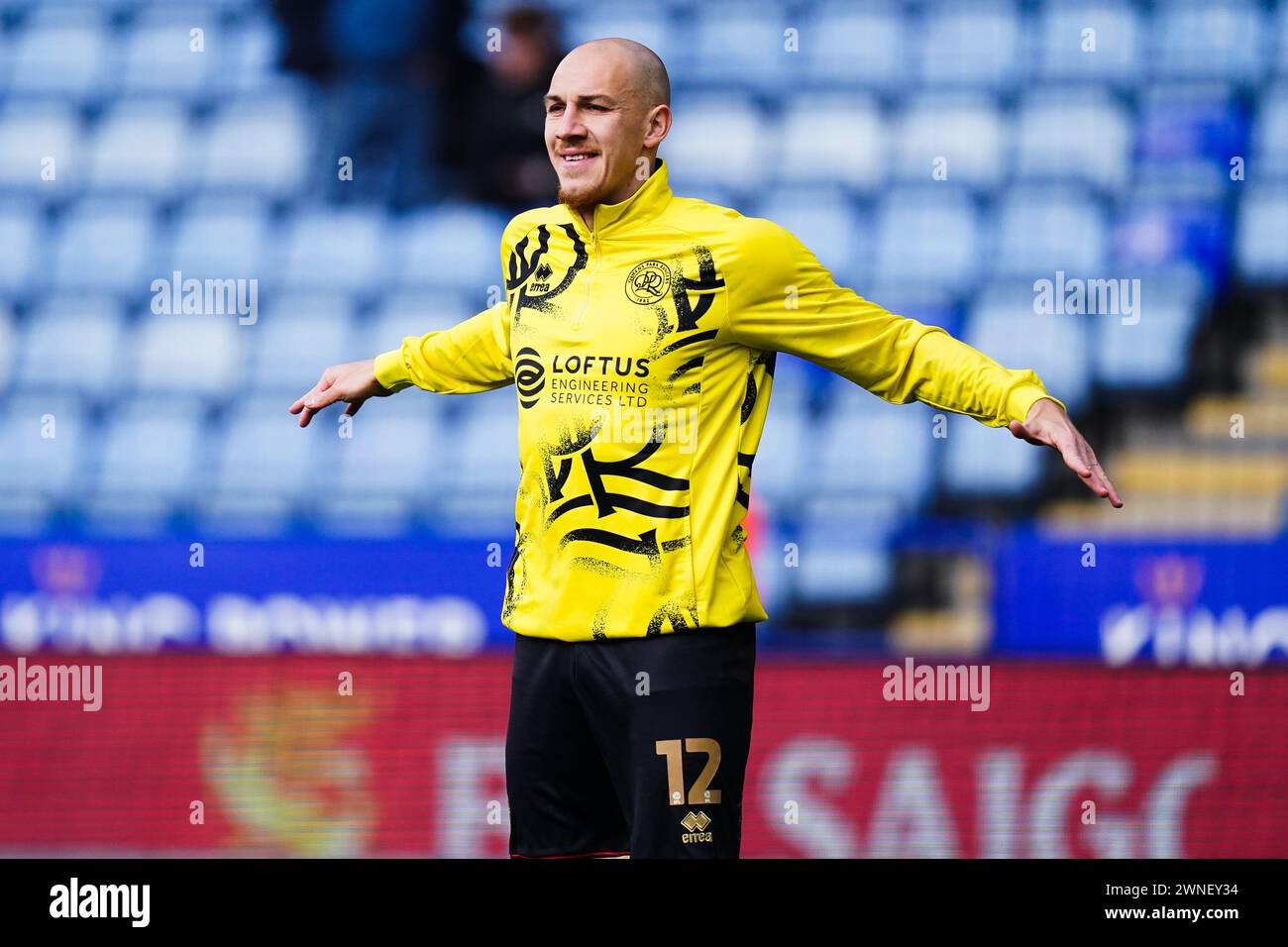 Queens Park Rangers' Michael Frey during the Sky Bet Championship match ...