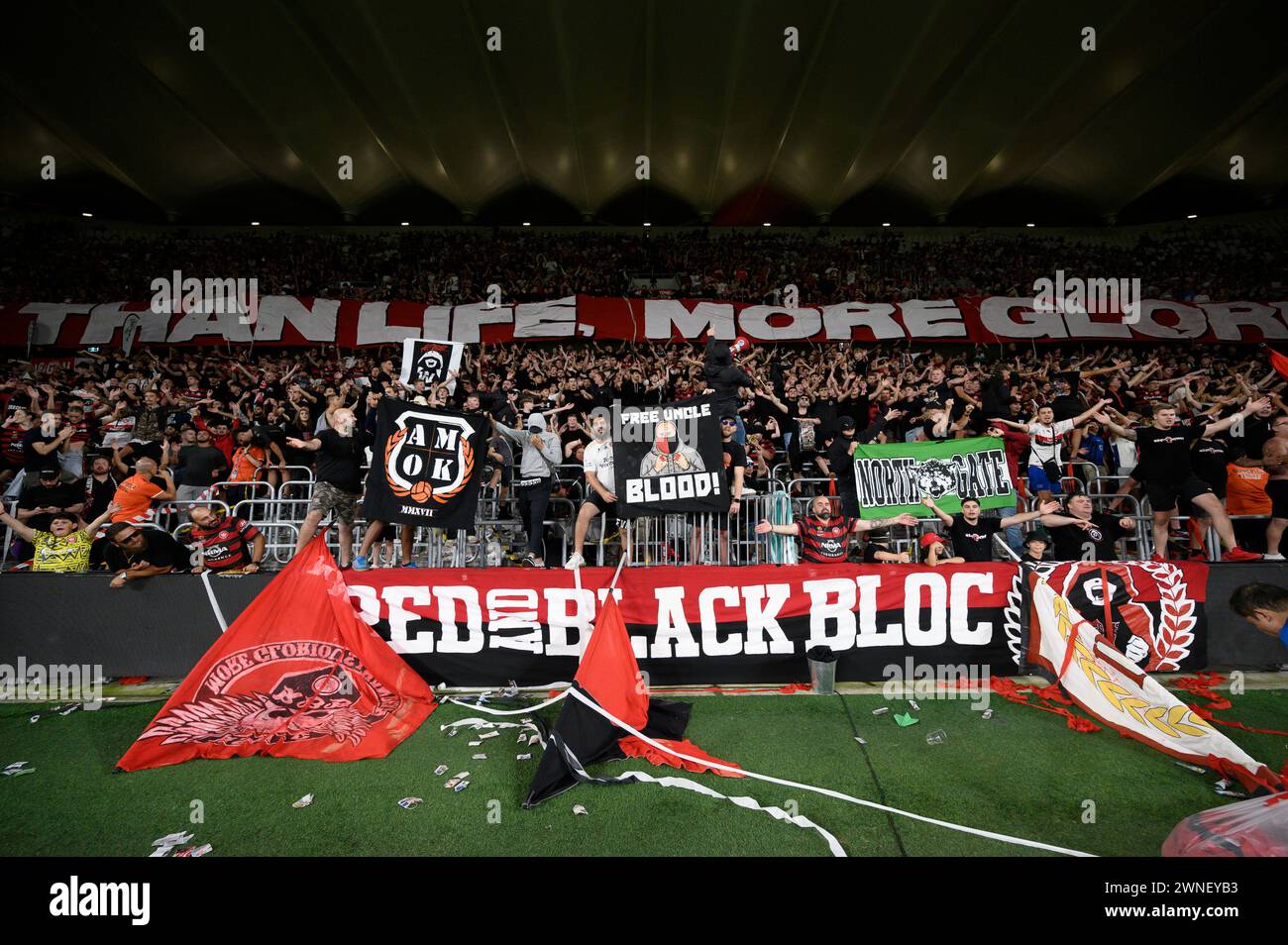 2nd March 2024; CommBank Stadium, Sydney, NSW, Australia: A-League ...