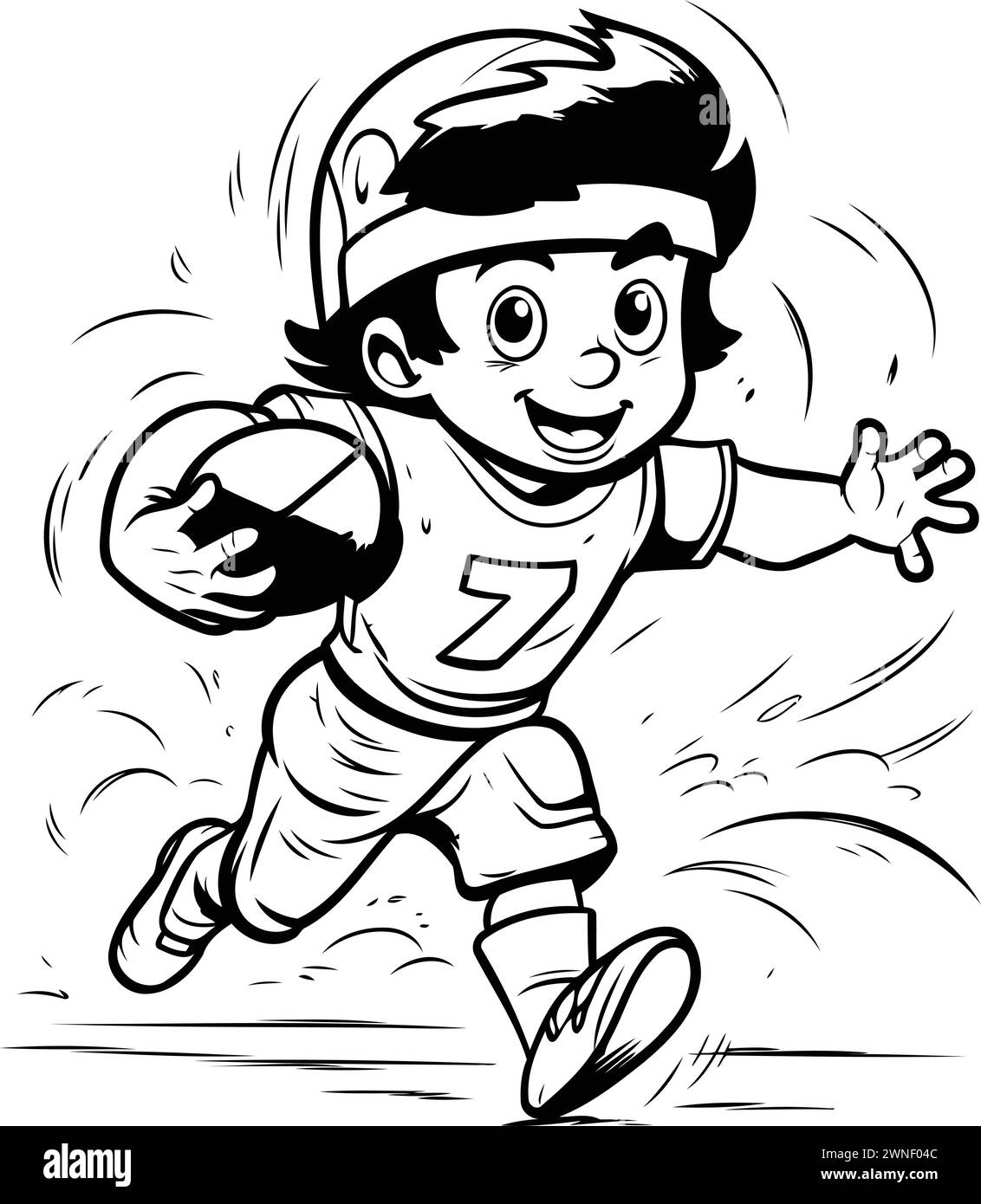 American footballer Stock Vector Images - Alamy