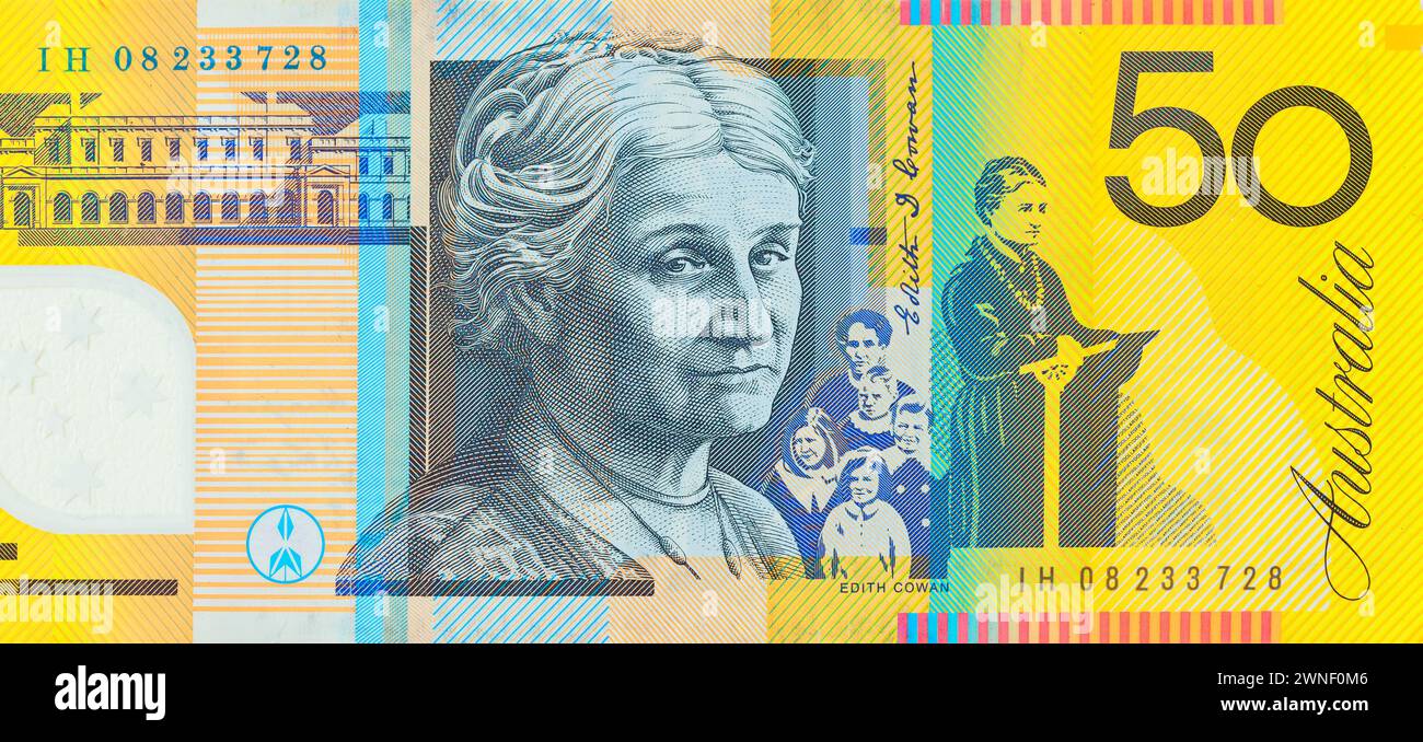 Australian currency banknotes all denominations hi-res stock ...