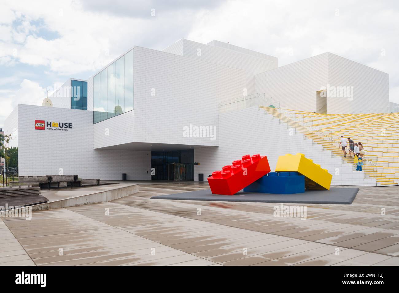 Billund, Denmark - 17 June 2023: The Lego House - Home of the brick ...