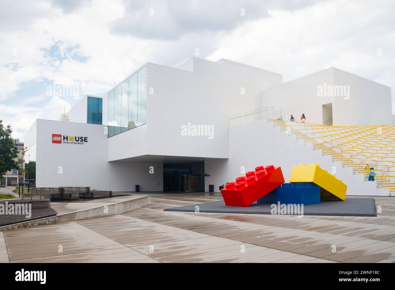 Billund, Denmark - 17 June 2023: The Lego House - Home of the brick ...