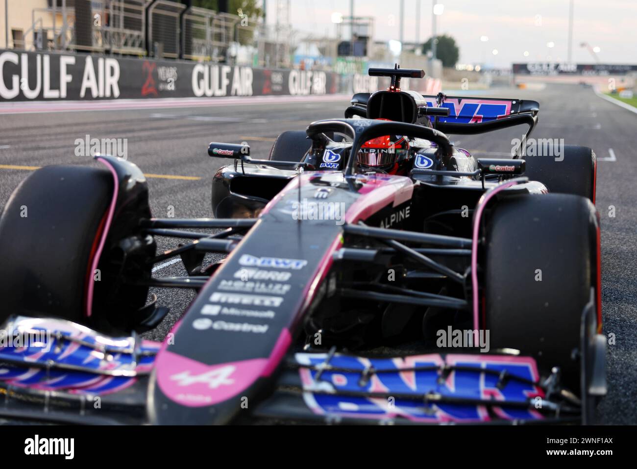 Sakhir, Bahrain. 02nd Mar, 2024. Esteban Ocon (FRA) Alpine F1 Team A524 ...