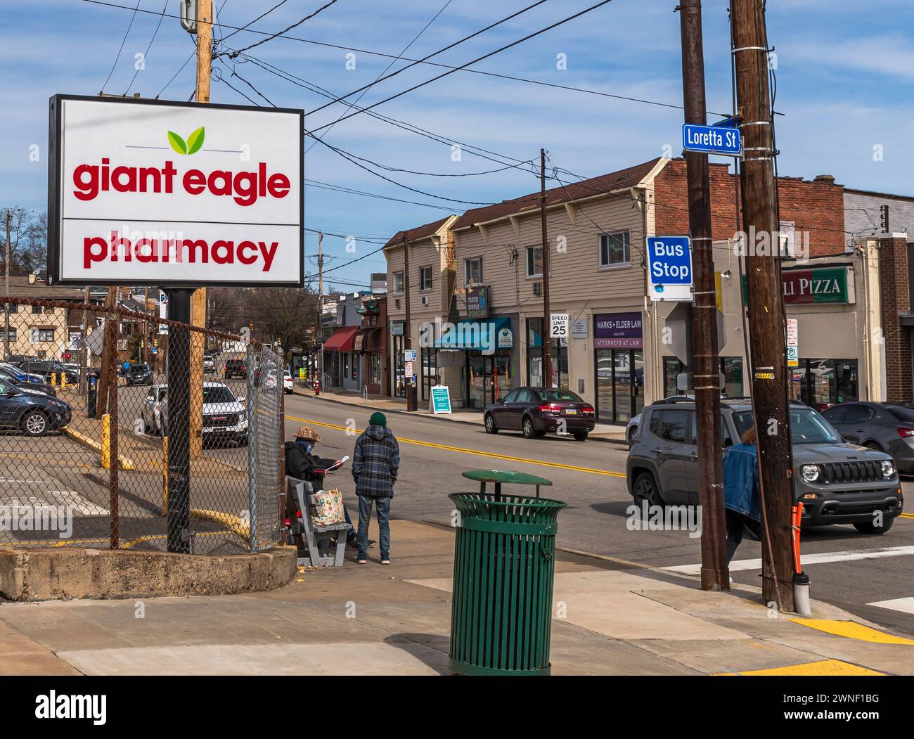 The Murray Avenue business district in the Greenfield neighborhood in ...