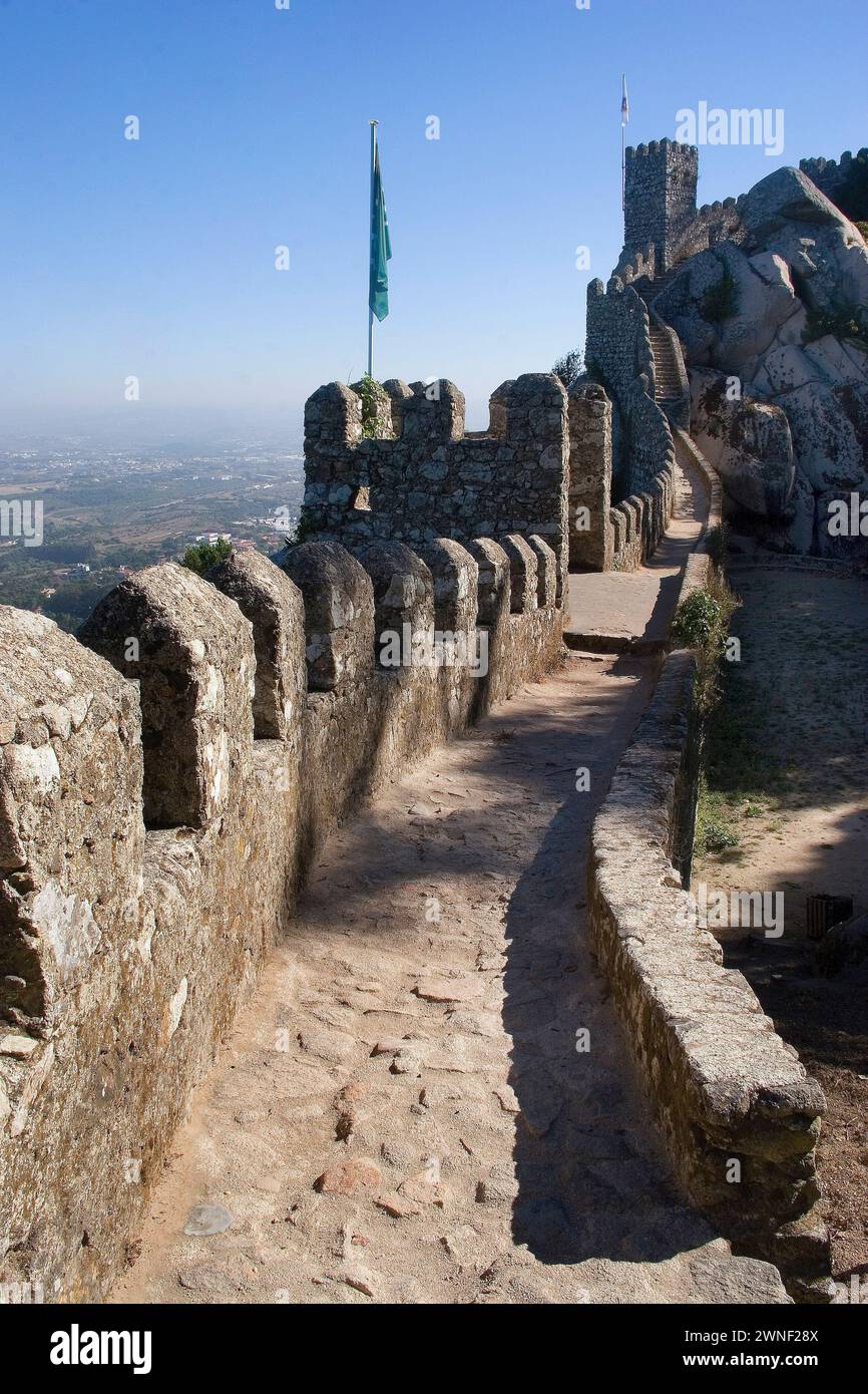 The Moors' Castle, Sintra, Portugal Stock Photo - Alamy