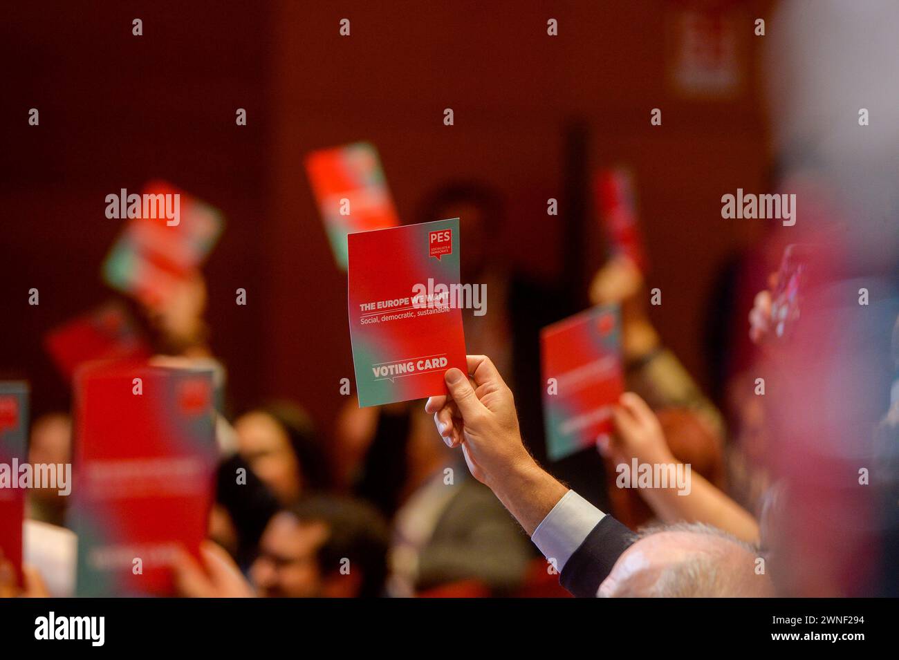 Rome, Italy. 02nd Mar, 2024. ROME - Congress of the European Socialist ...