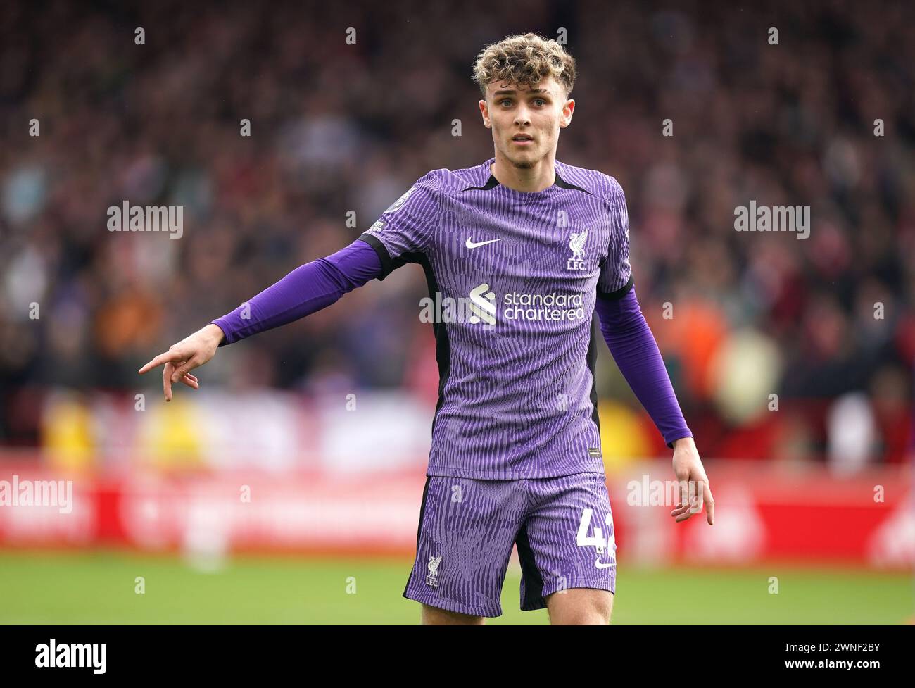 Liverpool's Bobby Clark during the Premier League match at The City ...