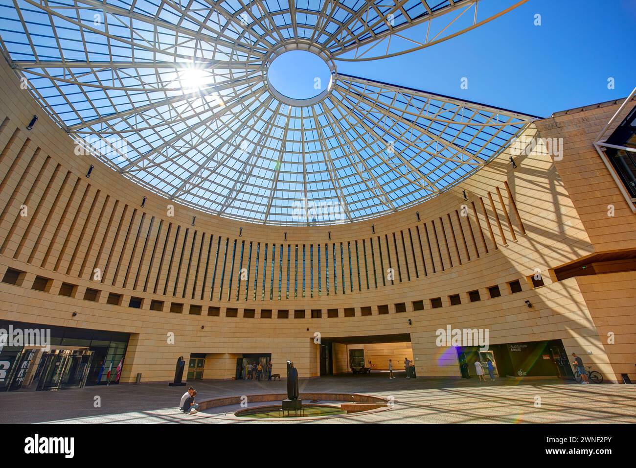 The modern architecture of the MART Museum, Trento, Italy Stock Photo ...