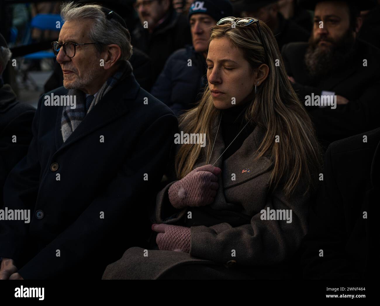 New York City, USA. 01st Mar, 2024. The ramp to the Brooklyn Bridge at ...