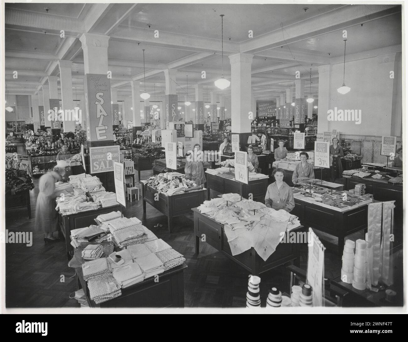 Vintage Australian Photography 1930s. Sales Floor from Anthony Hordern ...