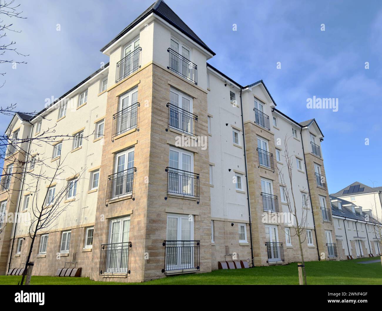 New housing development apartments for increased demand in rural areas ...