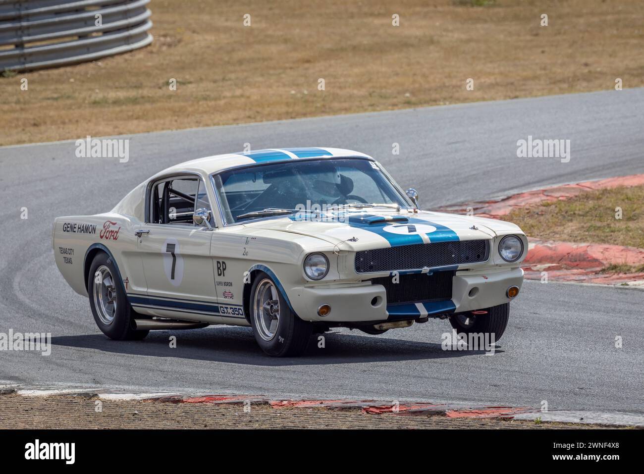 Mike Thorne in his 1965 Shelby Ford Mustang 350GT during the HRDC ...