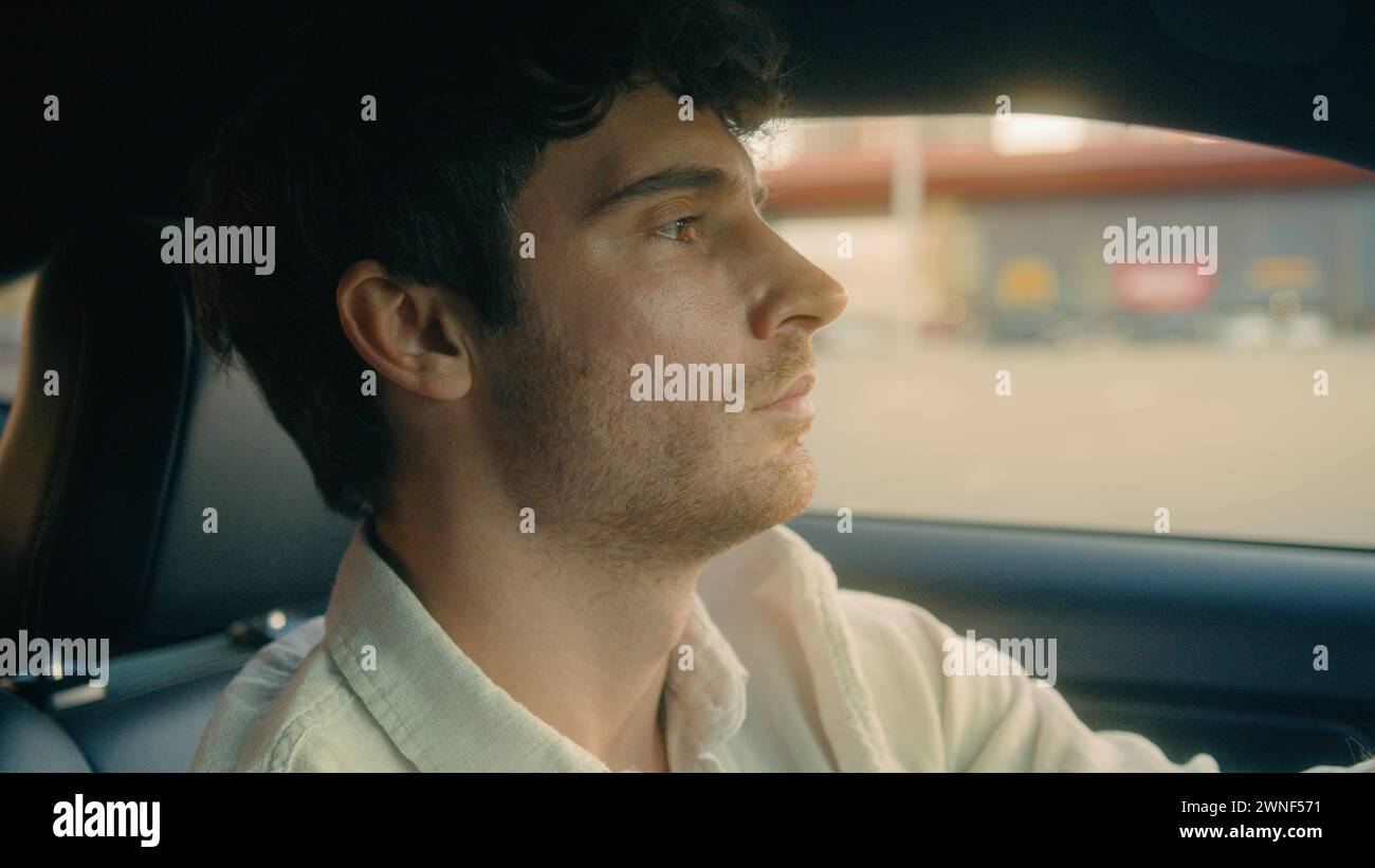 Man driving luxurious car hi-res stock photography and images - Alamy