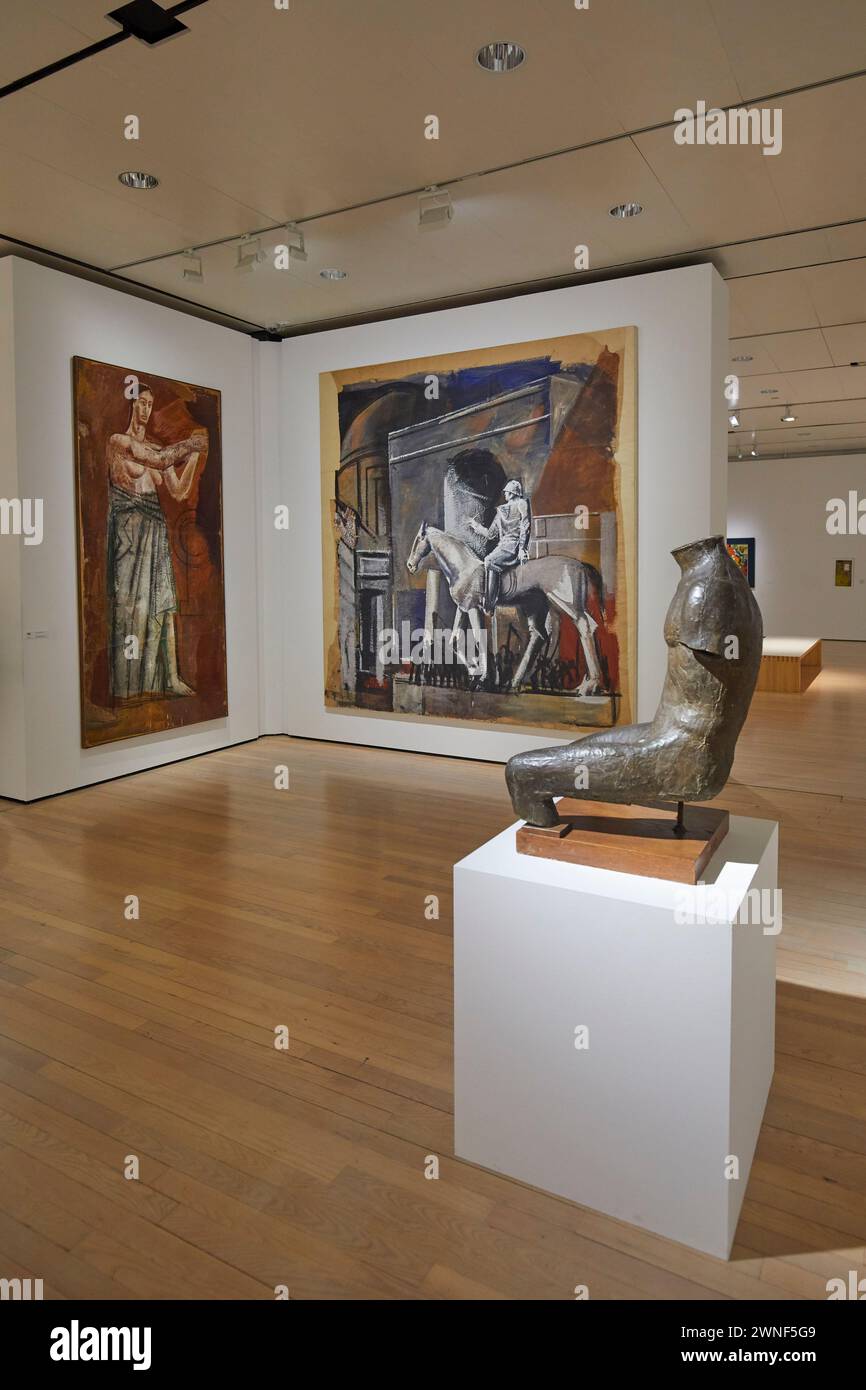 Masterpiece in the MART Museum, Trento, Italy Stock Photo - Alamy