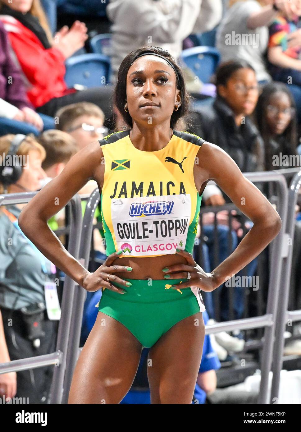 Glasgow, Scotland, UK. 02nd Mar, 2024. Natoya GOULE-TOPPIN (JAM) before ...