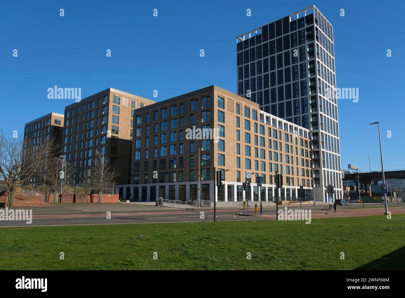 new build to rent apartment buildings, Platform scheme , clydeside ...