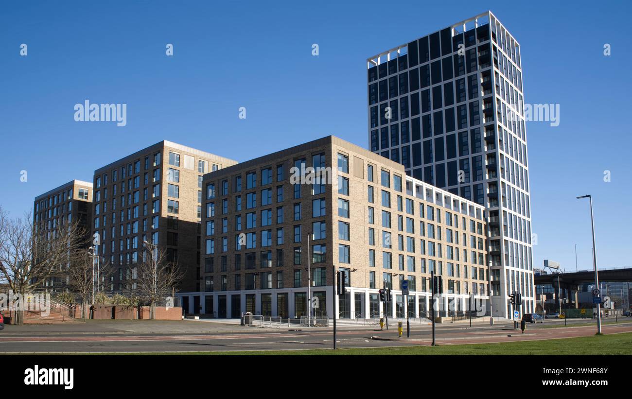 new build to rent apartment buildings, Platform scheme , clydeside ...