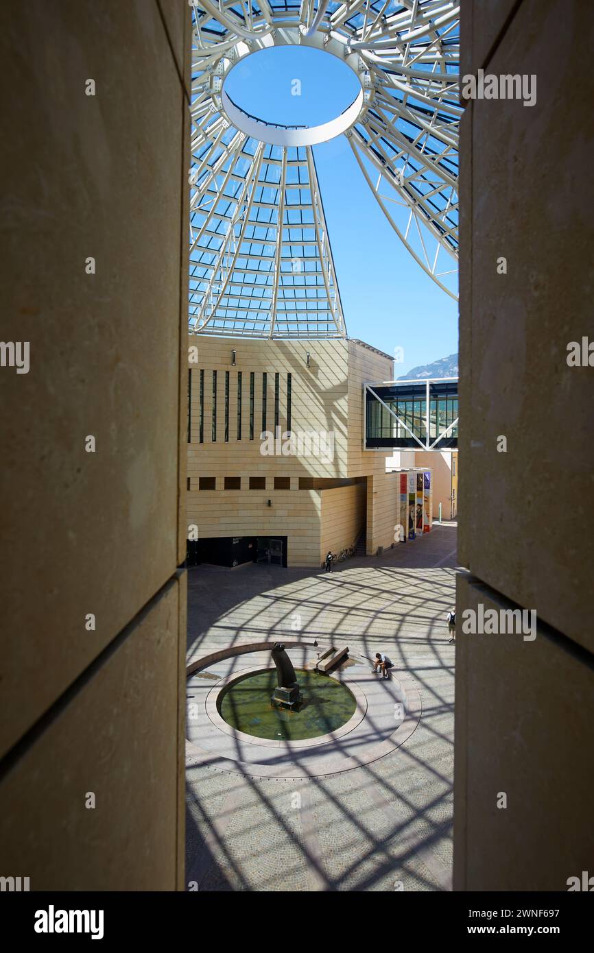 The modern architecture of the MART Museum, Trento, Italy Stock Photo ...