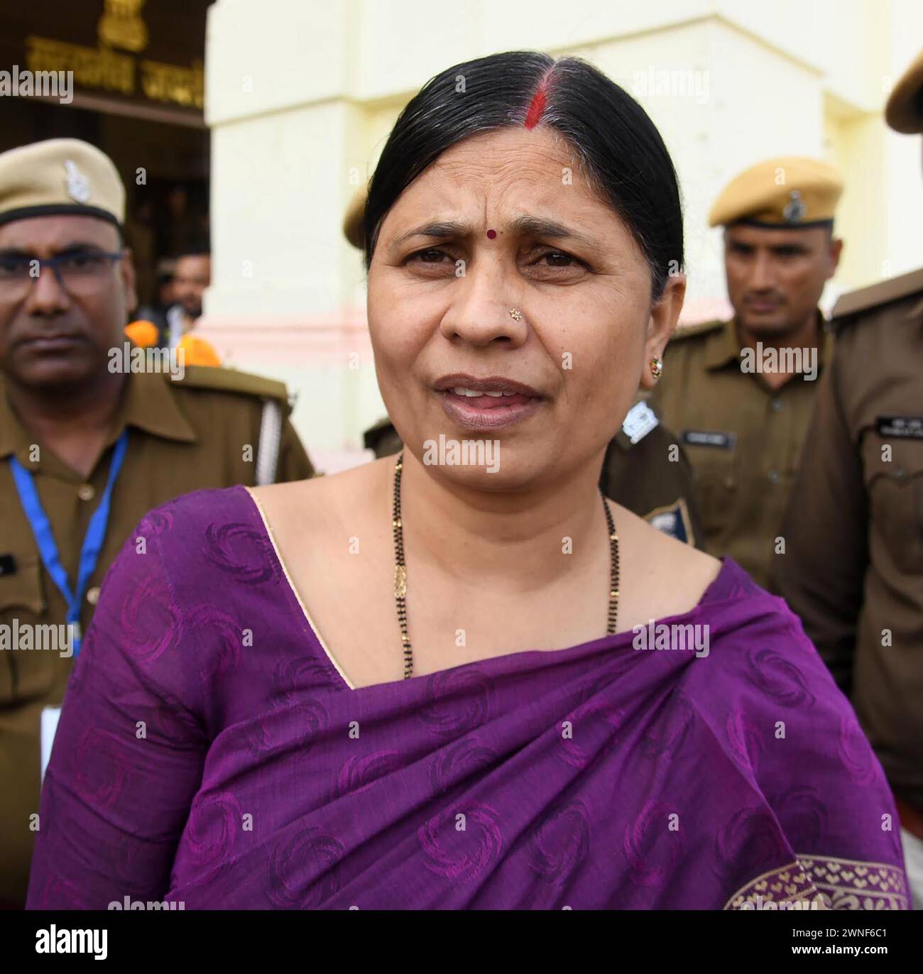 Patna, India. 01st Mar, 2024. PATNA, INDIA - MARCH 1: Congress MLA Nitu ...