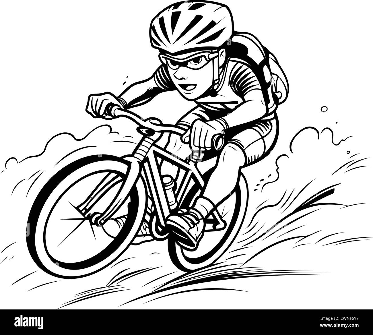 Bike black Stock Vector Images - Alamy