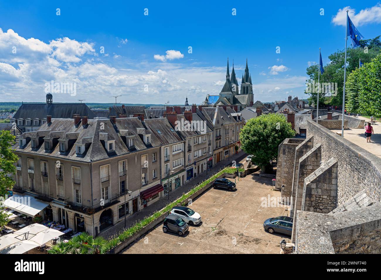 Traditional french town centre architecture hi-res stock photography ...