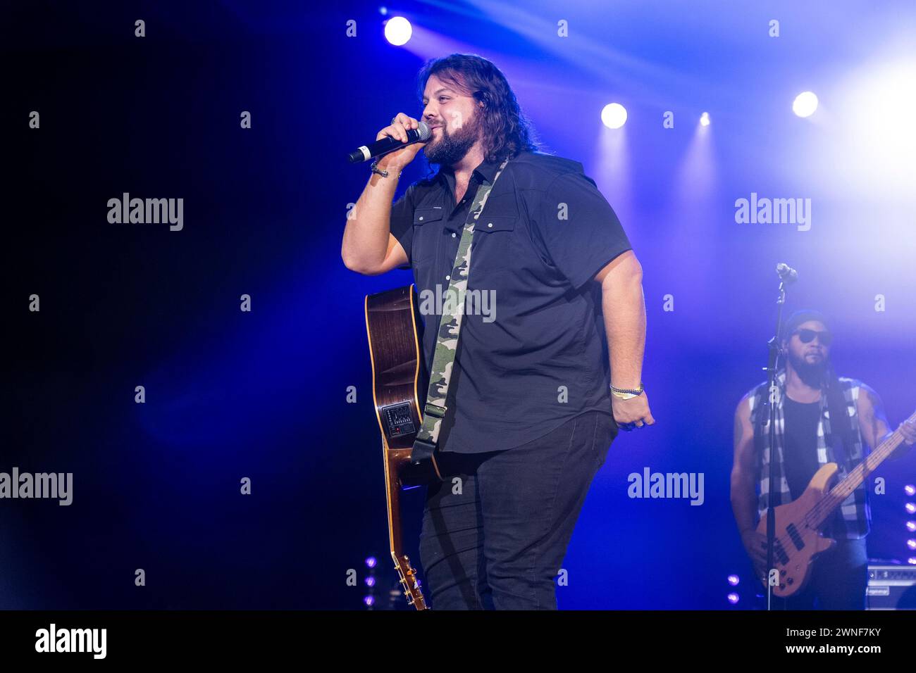 Dillon Carmichael performs during Country Radio Seminar on Friday ...