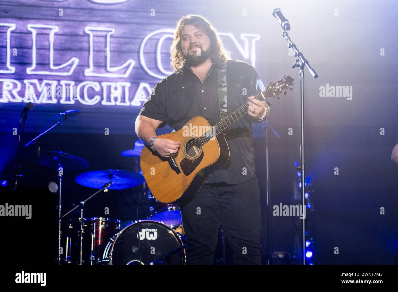 Dillon Carmichael performs during Country Radio Seminar on Friday ...