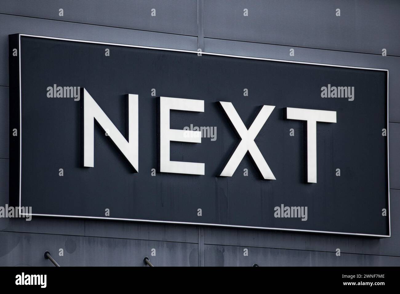Next signage hi-res stock photography and images - Alamy