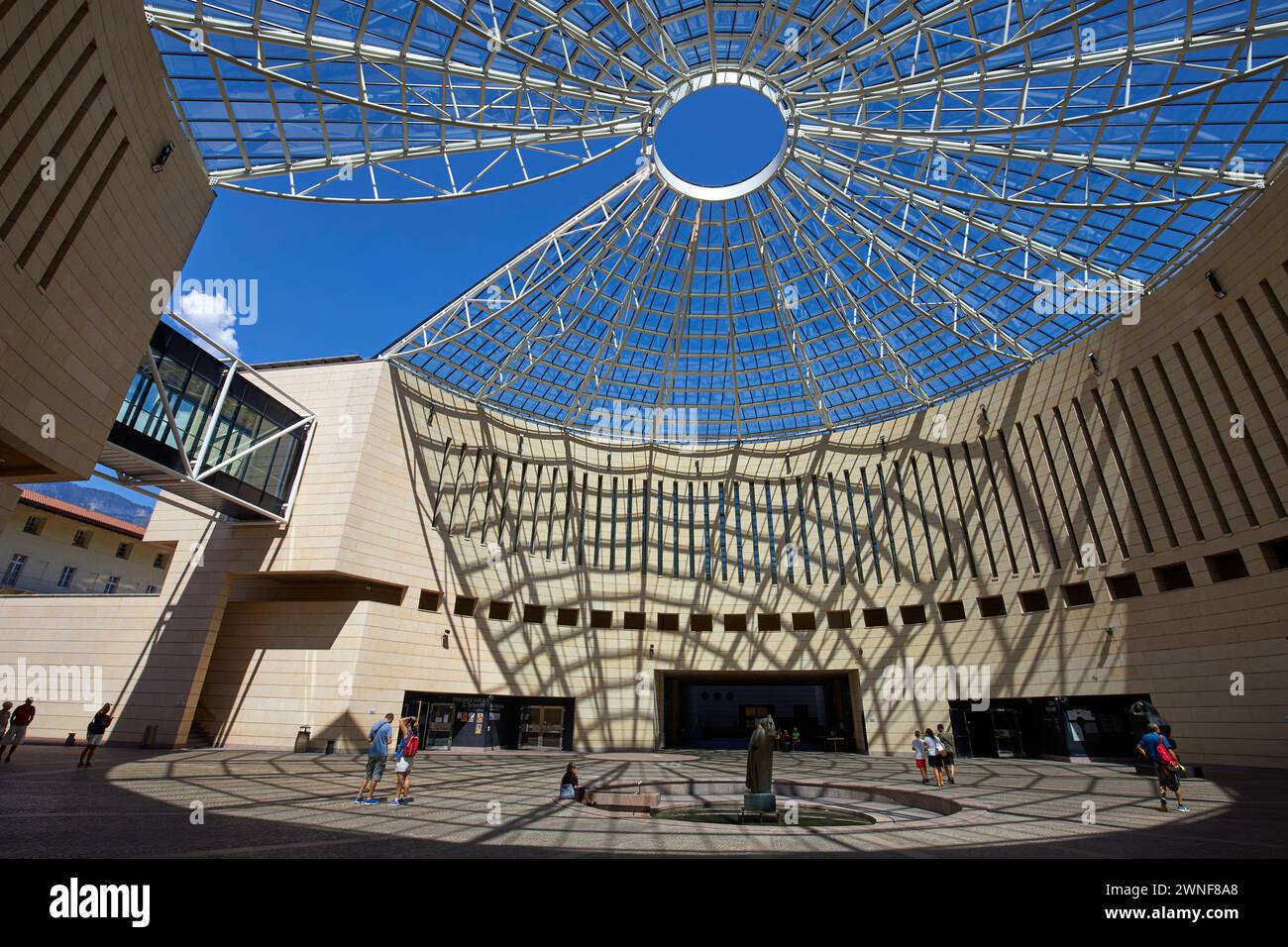 The modern architecture of the MART Museum, Trento, Italy Stock Photo ...