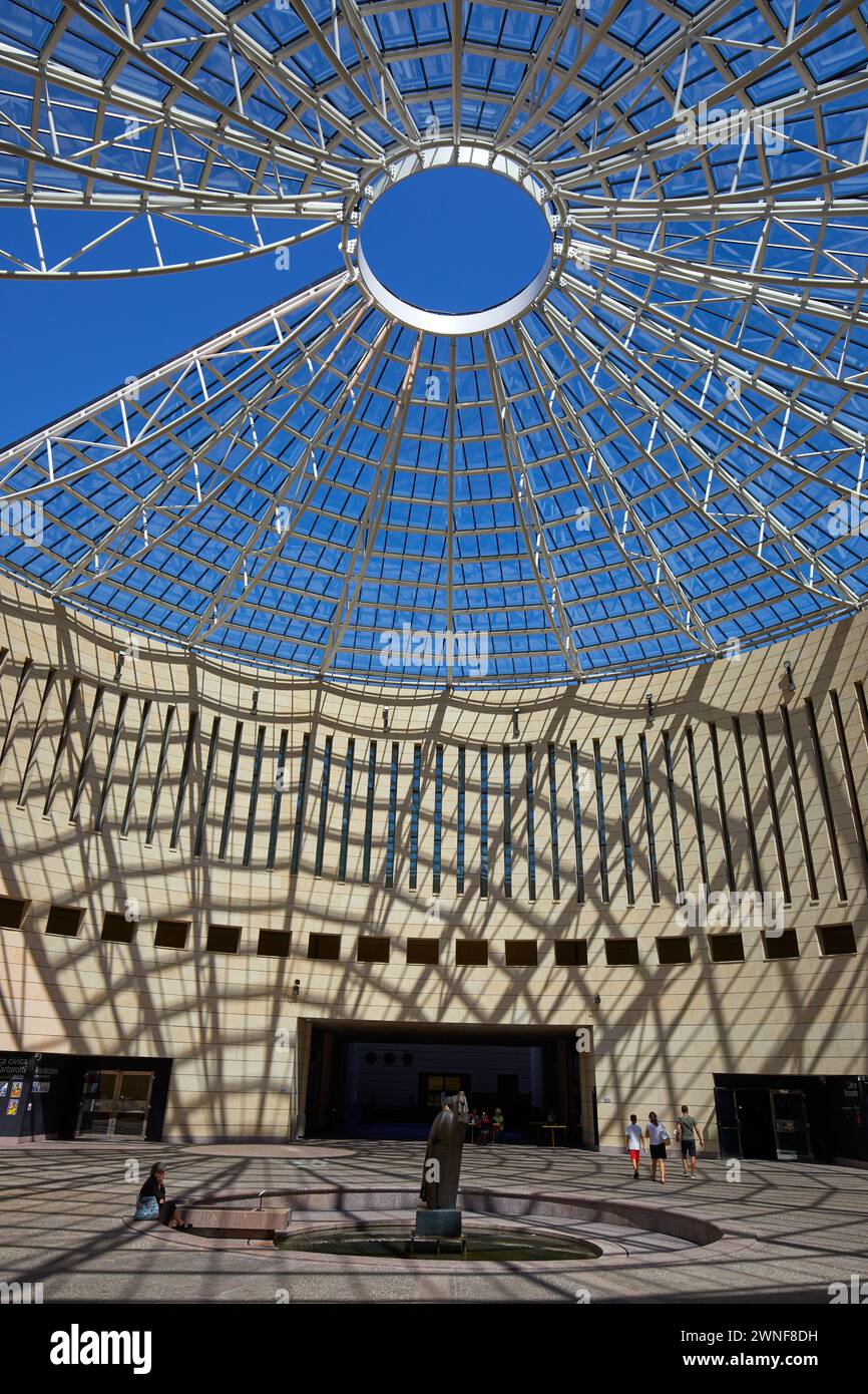 The modern architecture of the MART Museum, Trento, Italy Stock Photo ...