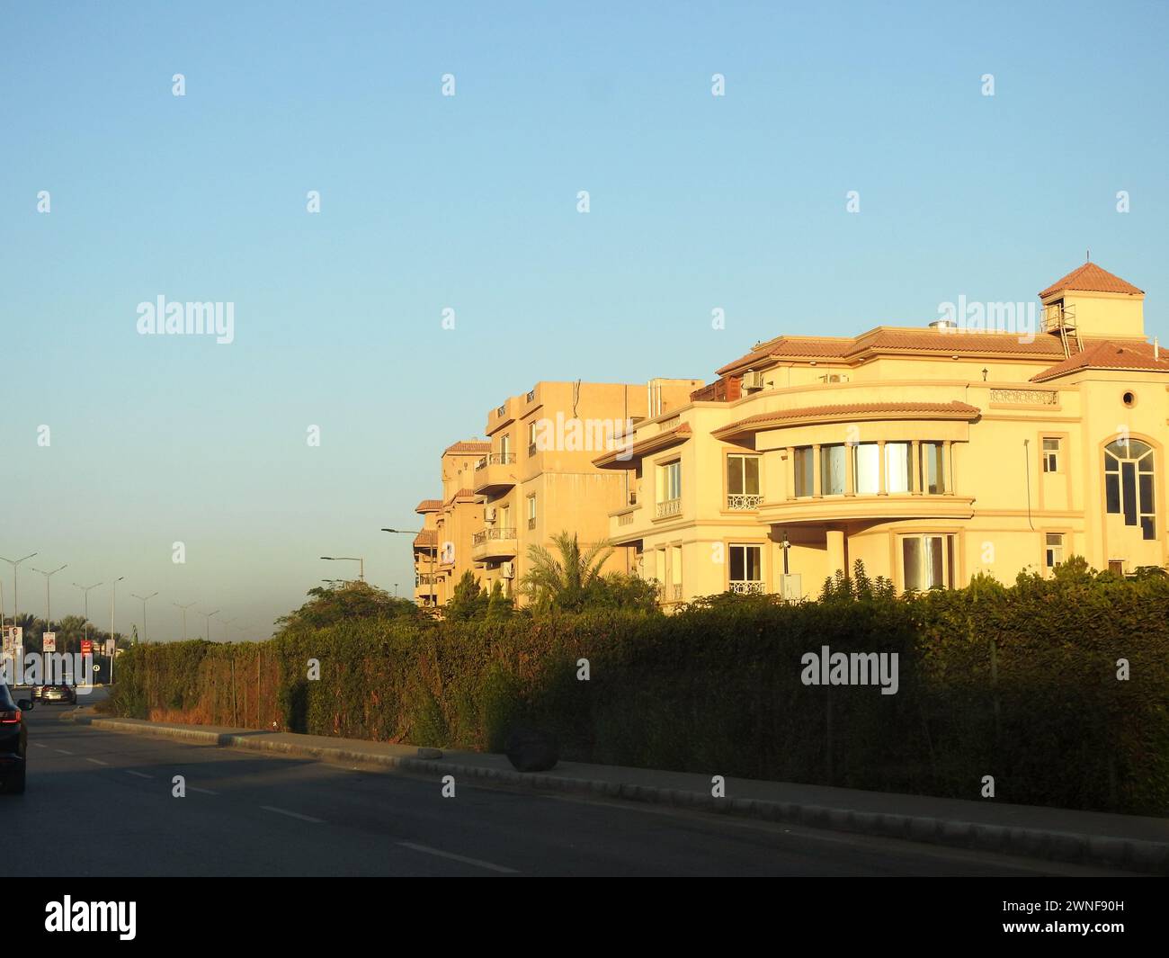 Cairo, Egypt, January 6 2024: El Rehab city (City of Spaciousness), a ...