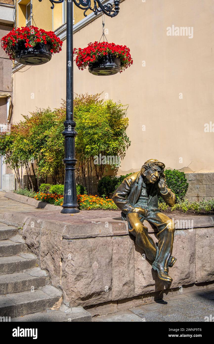 Bai Milio statue, historical Personage of Plovdiv. Plovdiv, Bulgaria ...