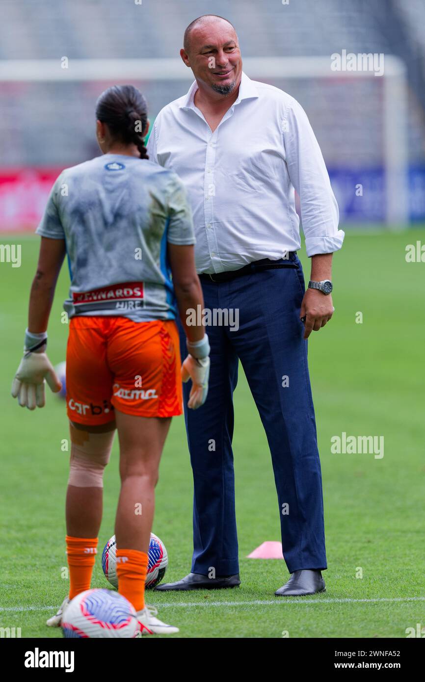 Sydney, Australia. 02nd Mar, 2024. Coach, Ante Juric of Sydney FC looks ...