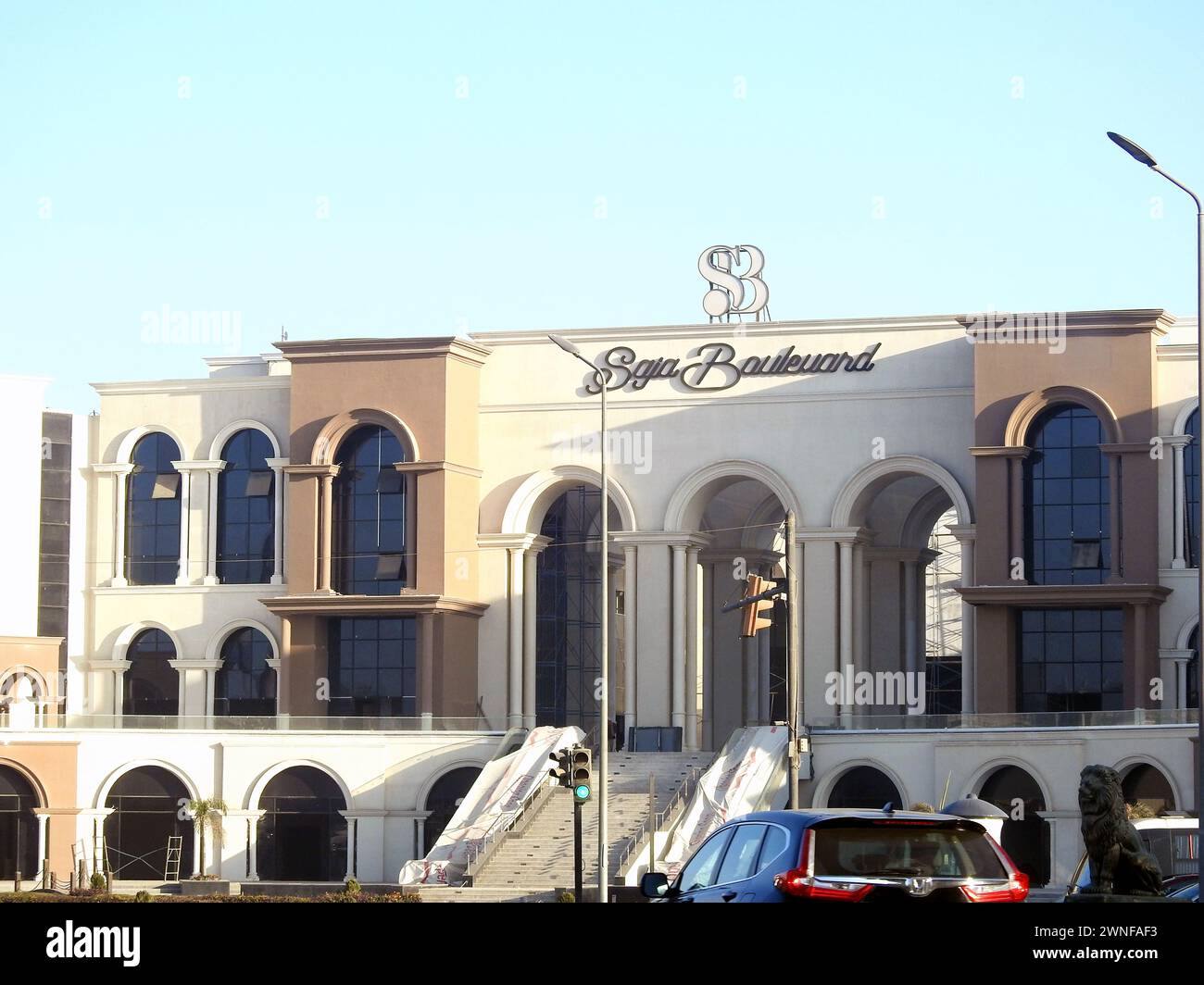 Cairo, Egypt, December 16 2023: Saja Boulevard Mall in New Cairo city ...