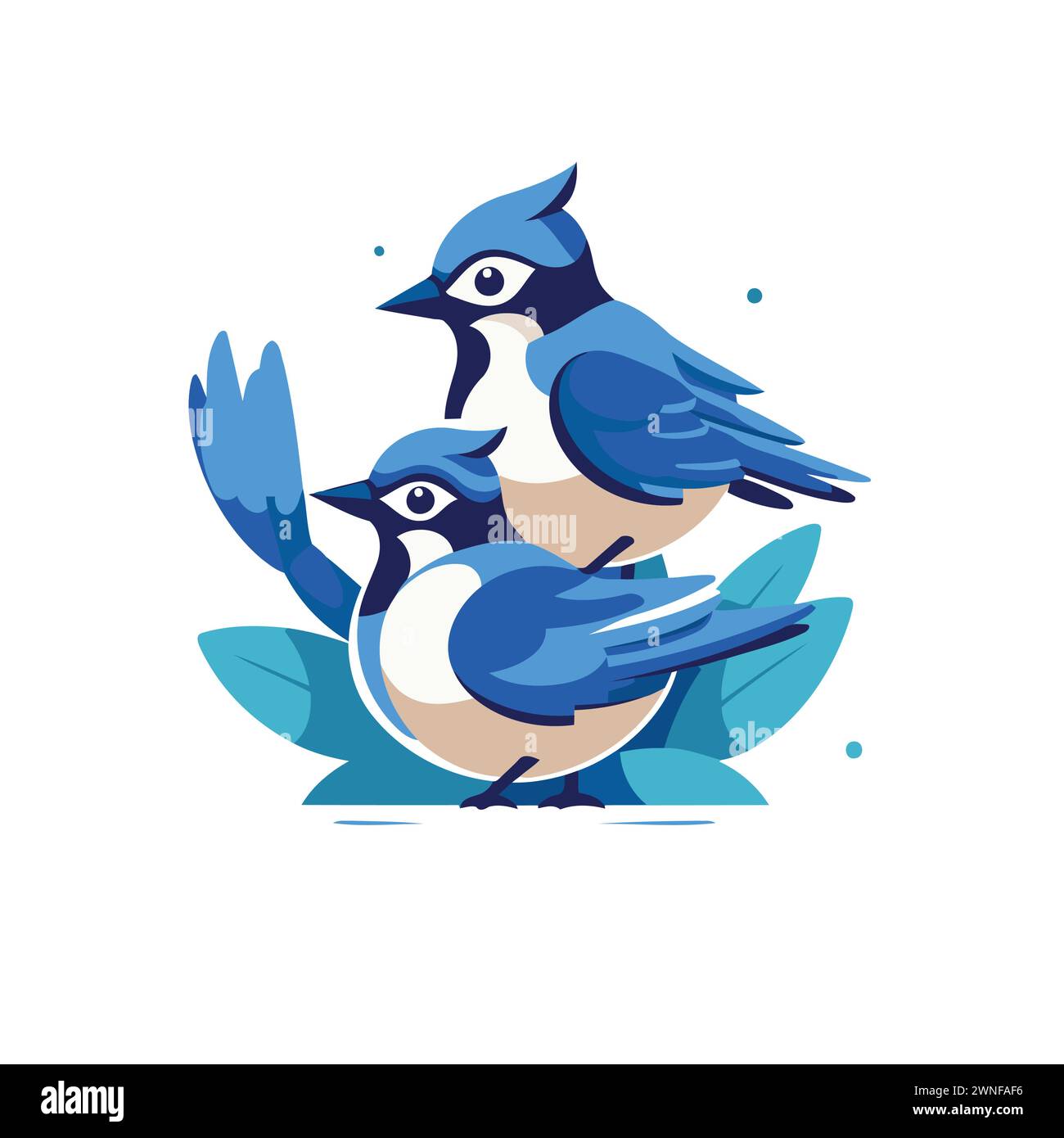 Cartoon birds in nest on hi-res stock photography and images - Alamy