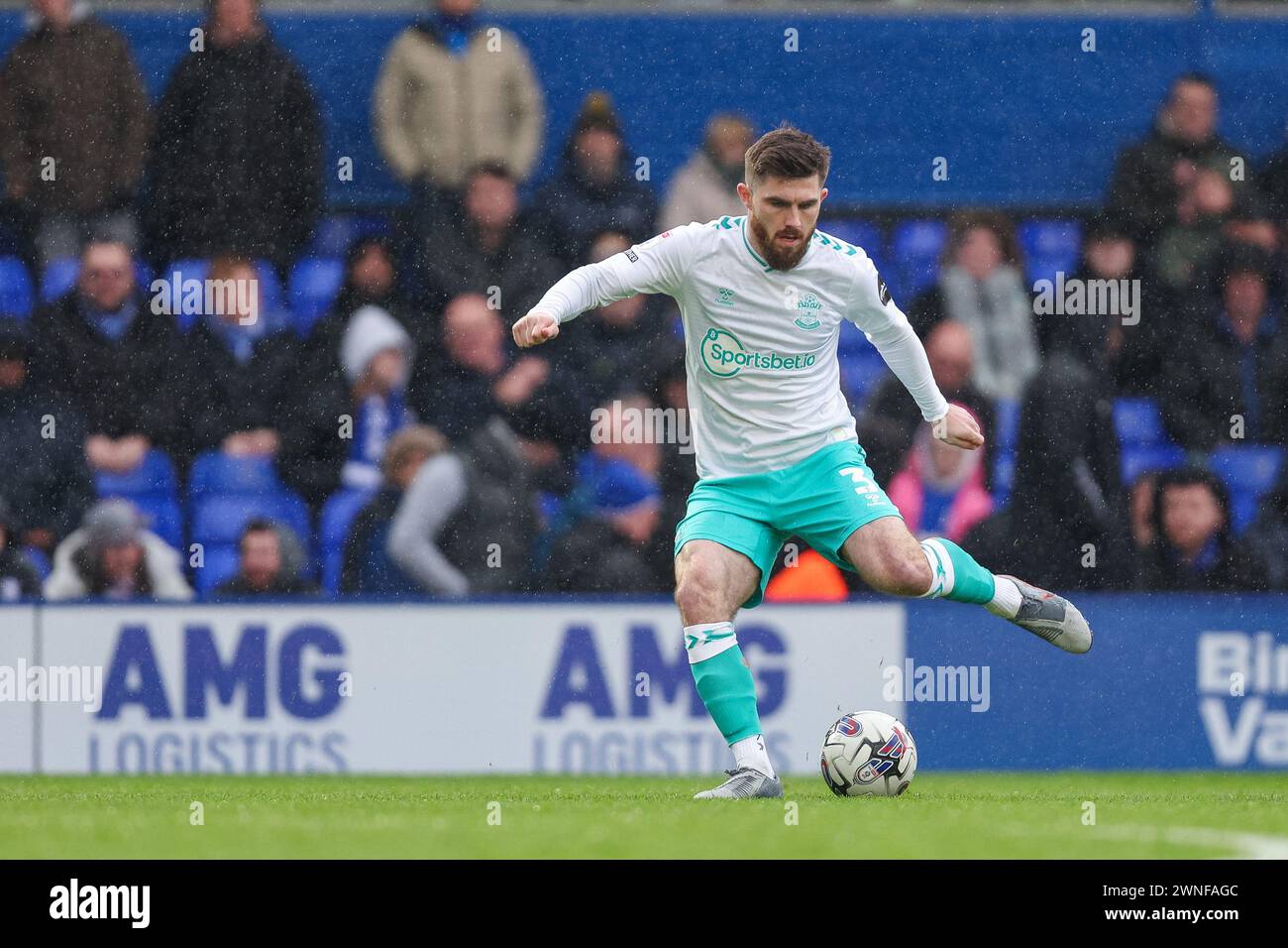 Birmingham, UK. 02nd Mar, 2024. Southampton's Ryan Manning in action ...