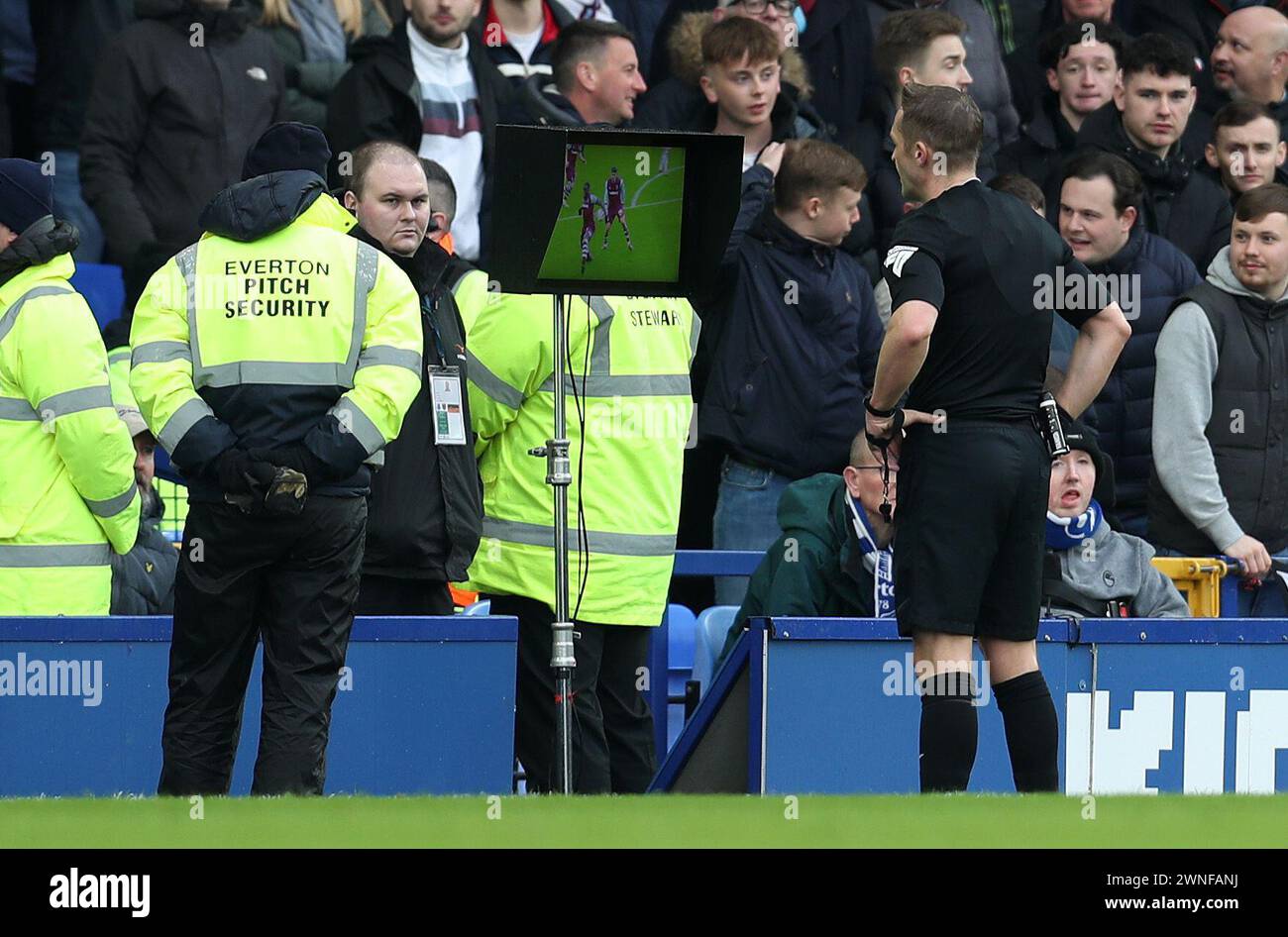 Goodison Park, Liverpool, UK. 2nd Mar, 2024. Premier League Football ...
