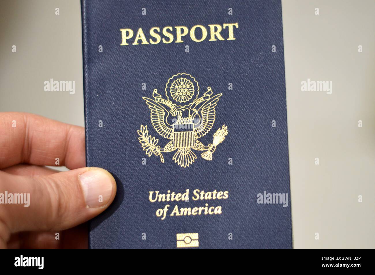 The United States of American passport, passports are issued to the ...